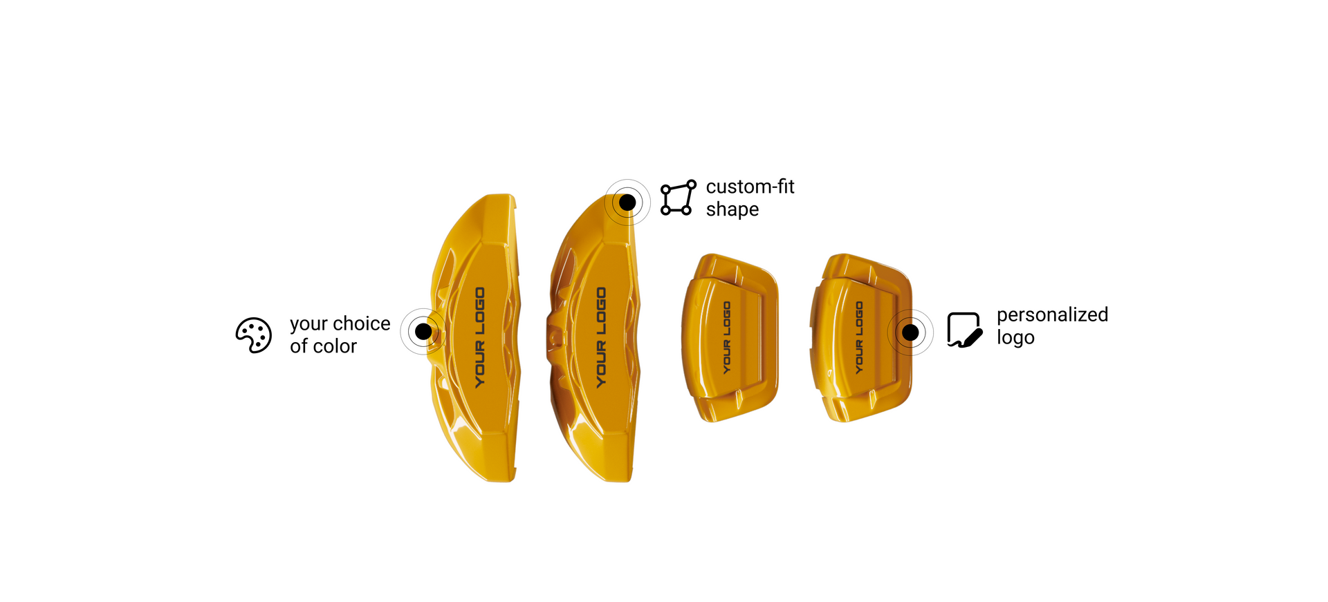 Custom Caliper Covers Set of 2 + Warranty – Caliper Covers USA