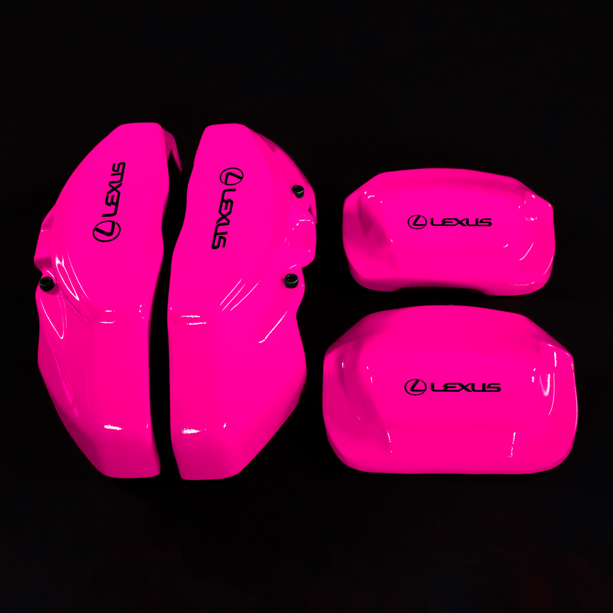 Custom Brake Caliper Covers for Lexus in Fuchsia Color – Set of 4 + Wa ...