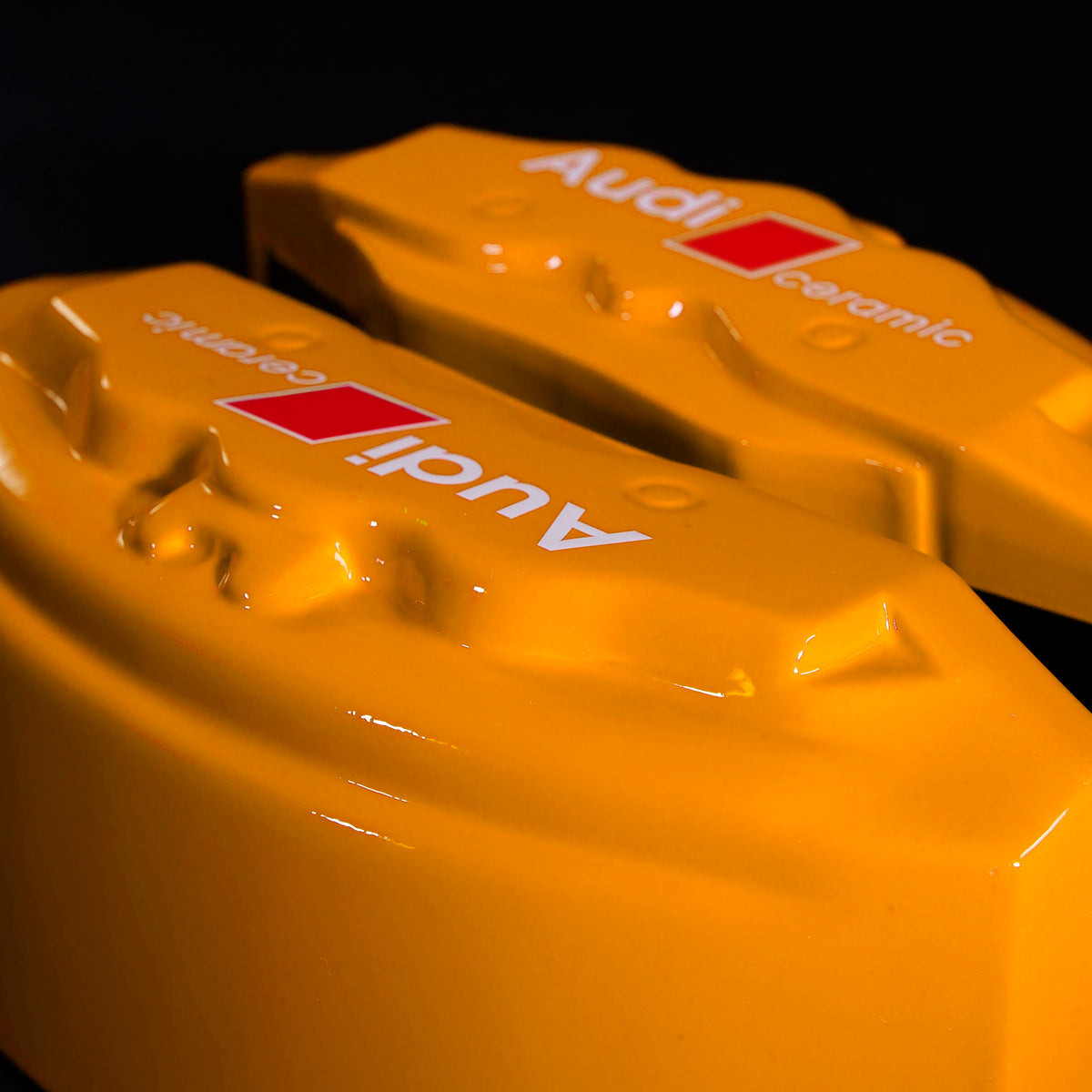 Brake Caliper Covers for Audi Q5 2009-2016 – Ceramic Style in Orange C ...