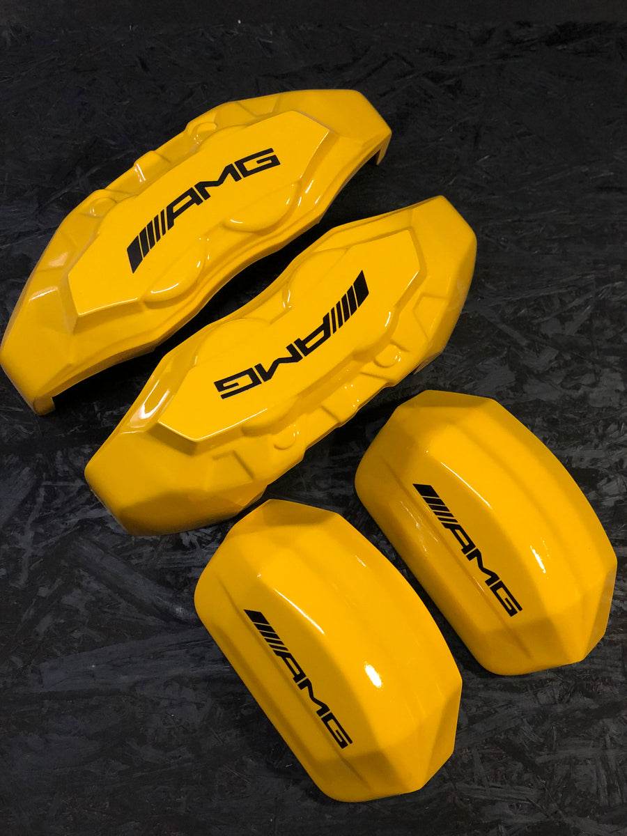 Brake Caliper Covers for Mercedes-Benz Universal – AMG Style in Yellow ...